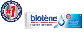 Non-Irritating Flouride Fresh Mint Toothpaste| Biotène®