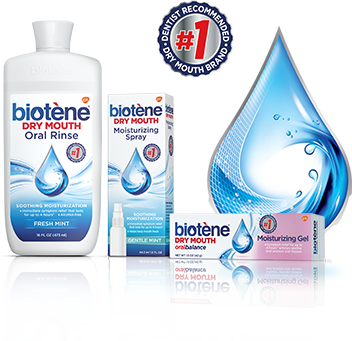 Dry Mouth Products: Oral Rinse, Spray & Gel | Biotène®